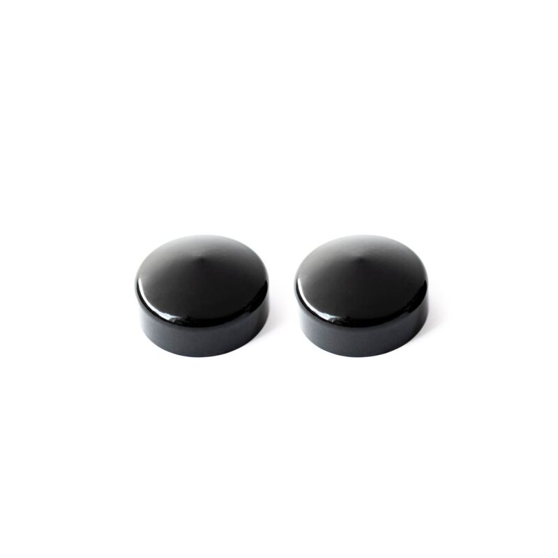 Killer Custom, fork tube cap bolt cover set. Black. 2-piece - Teile Z ...