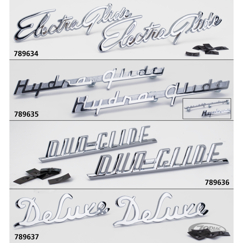 Deluxe front fender emblems - Teile Zubehör für Harley Davidson® und ...