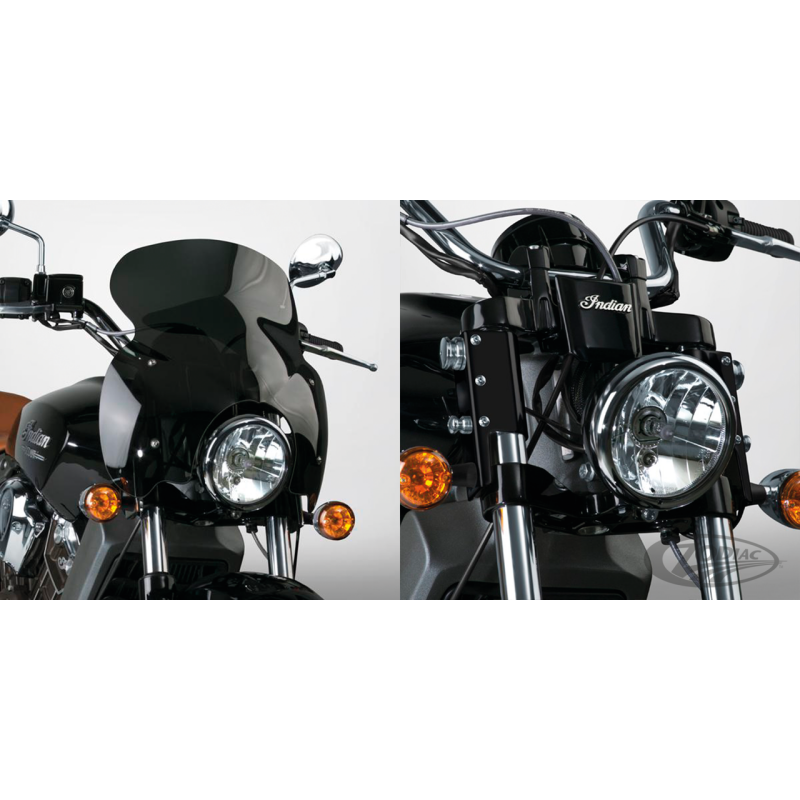 Wave QR windshield kit Scout black - Teile Zubehör für Harley Davidso ...