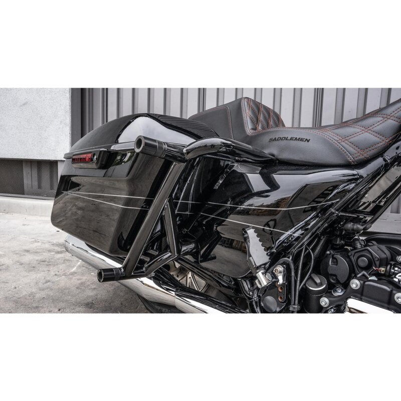 Brawler Rear Crash Bar Kit Black Powder Coated - Teile Zubehör für Ha ...