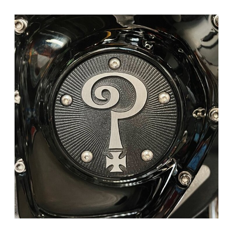 Indian Larry, ''Question Mark'' point cover. Matte black/alu - Teile ...
