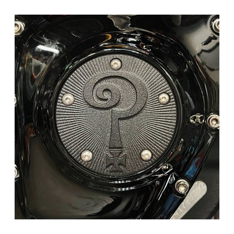 Indian Larry, ''Question Mark'' point cover. Matte black - Teile Zube ...